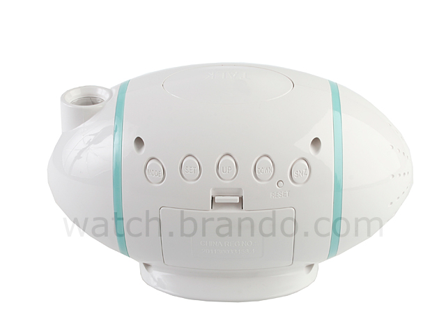 Egg-Shaped Projection Clock